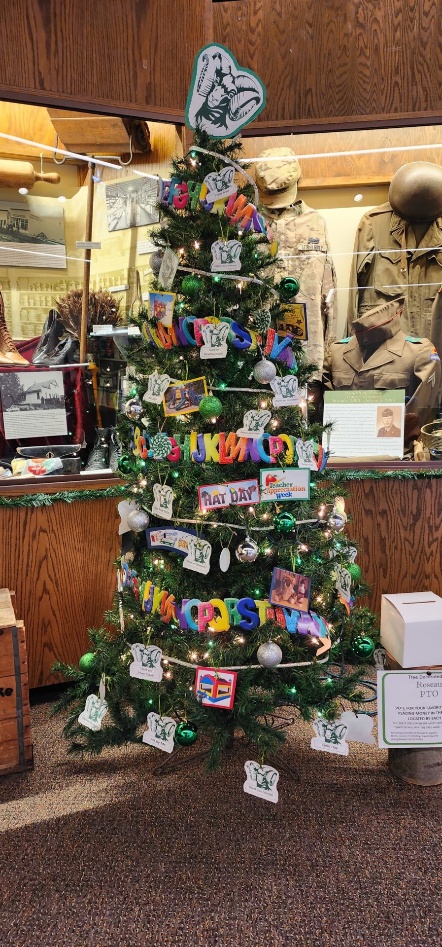 Indoor Tree Walk a Success | Roseau County Historical Society and Museum