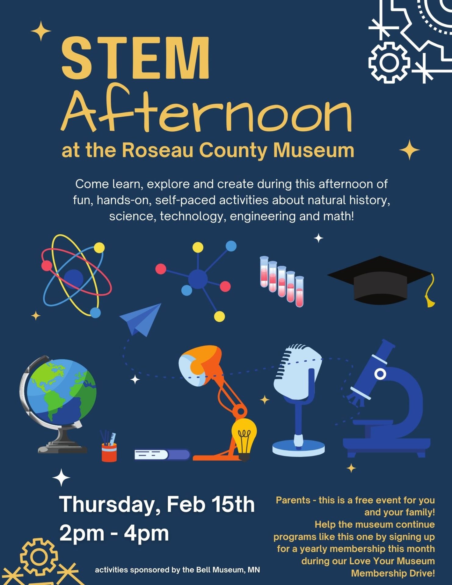STEM Afternoon @ the Museum | Roseau County Historical Society and Museum